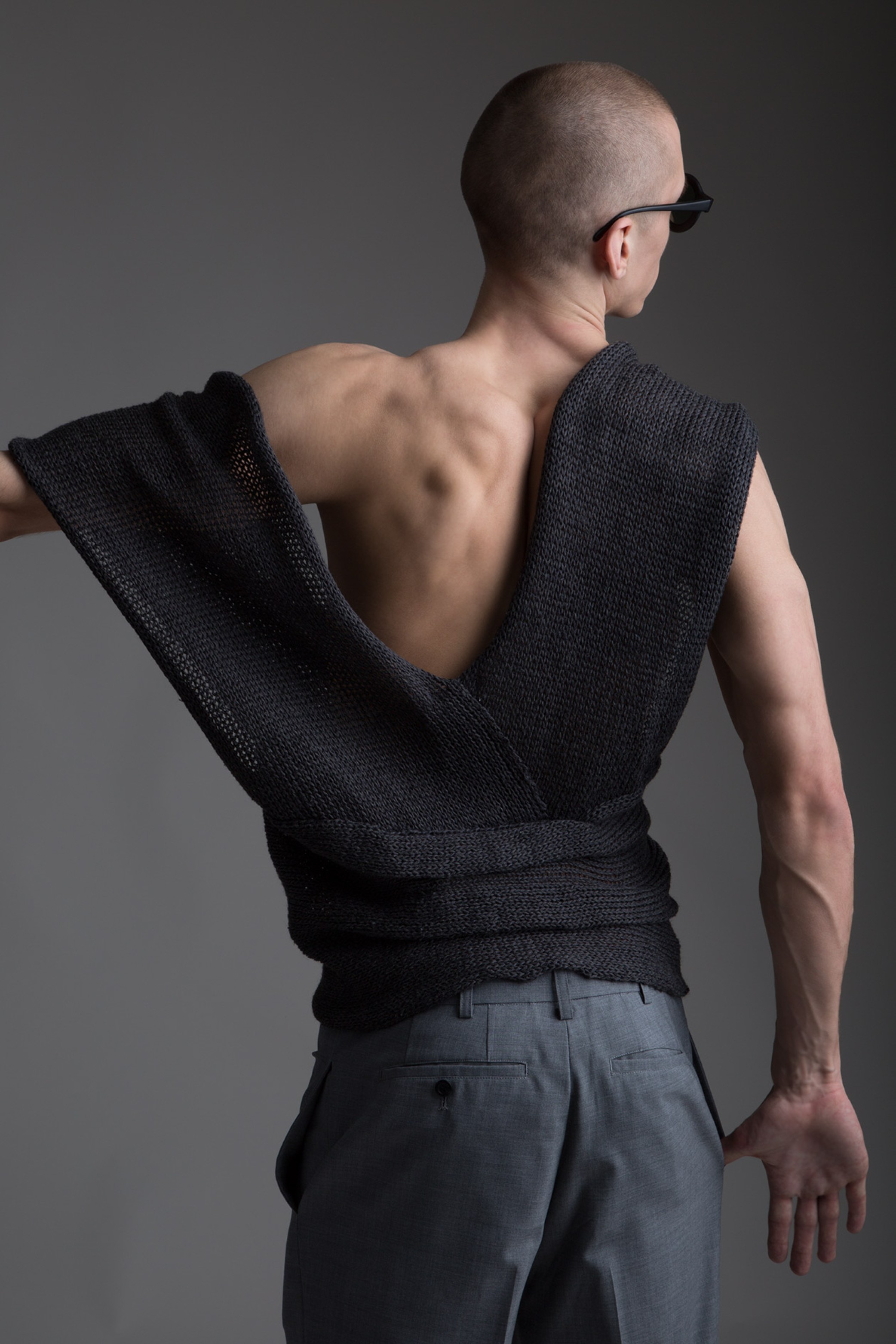 Vintage Issey Miyake Men's Knit Top